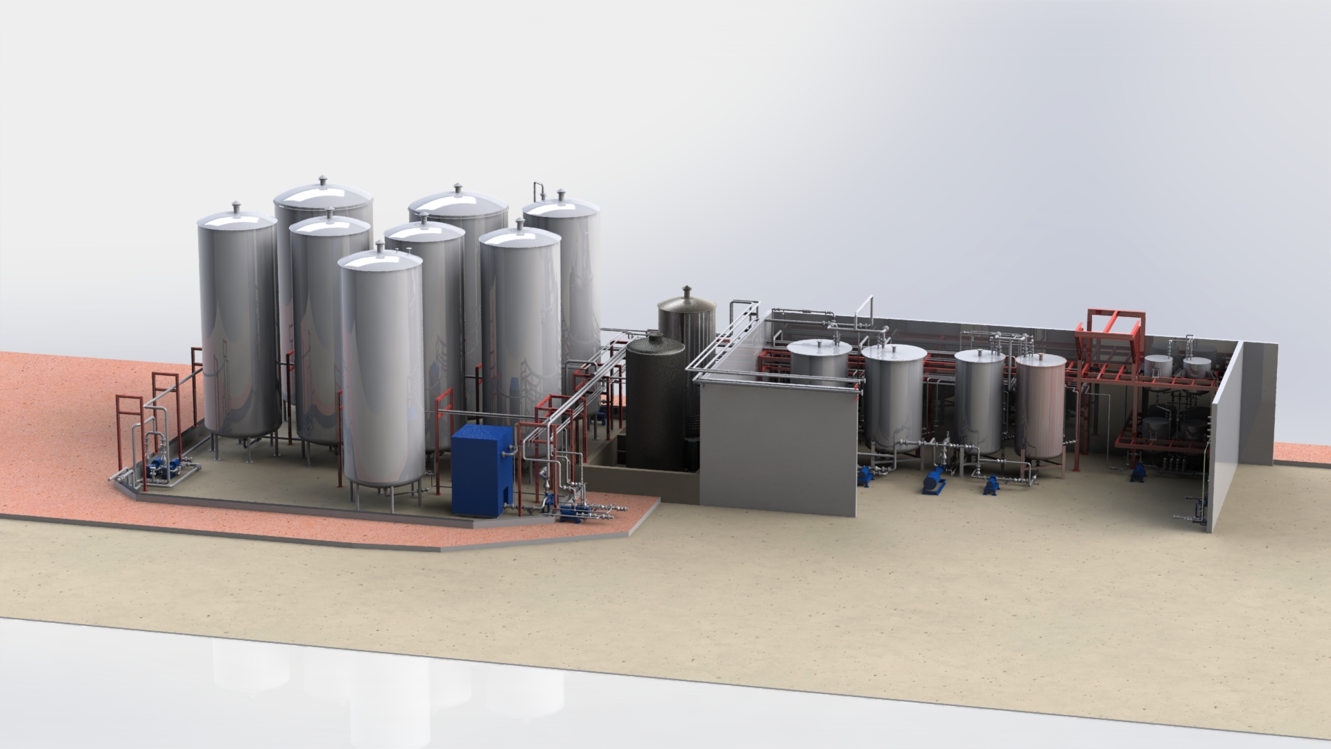 Planta de fabricación de emulsión asfáltica - Teicon Ingeniería